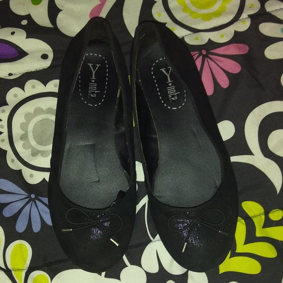 y.not? | Shoes | 4 2 Ynot Black Dress Flats | Poshmark